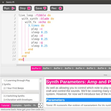 Learn And Create Workshop Coding Music With Sonic Pi Lichtenberger