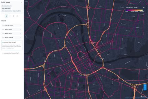 Urban Sdk On Linkedin 🗺 Map Of The Week Aadt For Nashville In 2022