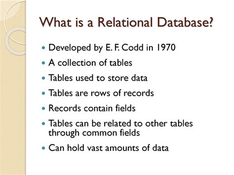 Introduction To Databases And Sql Ppt Download