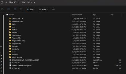 Hiberfil Sys And Other Sys Files Not Visible In File Explorer Despite Enabling View Of Them