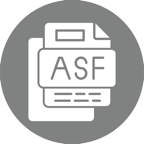 Asf File Glyph Multi Circle Icon 47473614 Vector Art At Vecteezy