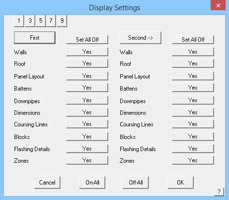 AppliCad Help Set Display