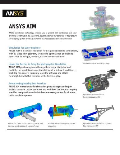 ANSYS AQWA ANSYS PDF Catalogs Technical Documentation Brochure