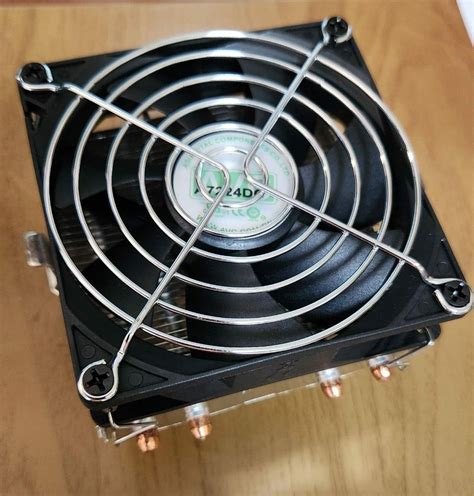 Avc Low Profile 4 Copper Pipes Cpu Cooler Computers And Tech Parts