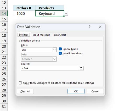 Create Dependent Drop Down Lists Containing Unique Distinct Values