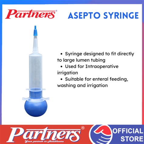 Partners Asepto Syringe 60cc Lazada Ph
