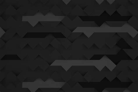 Premium Photo Dark Monochrome Minimal Geometry Background