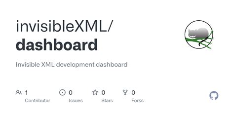 Github Invisiblexmldashboard Invisible Xml Development Dashboard