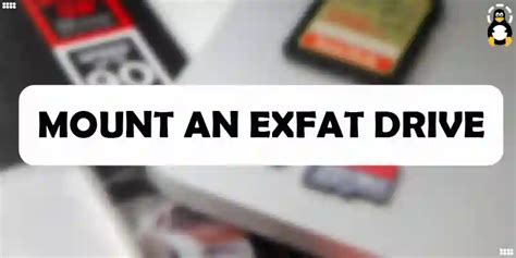 How To Mount An Exfat Drive On Ubuntu Linux Its Linux Foss