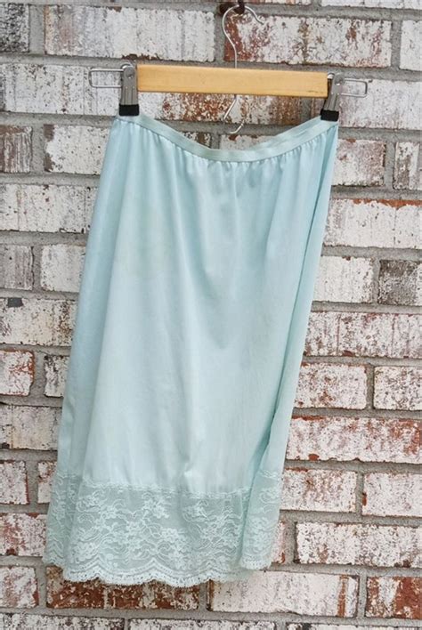 Sheilas No Tag Lacy Half Slip Lace Slip Dress Half Slip Fetishwear