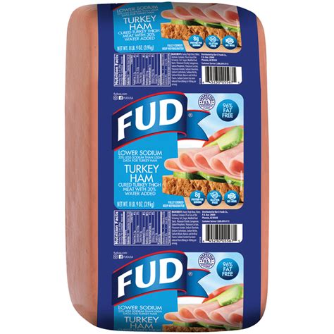 Fud Lower Sodium Turkey Ham 8 56 Lb Delivery Or Pickup Near Me Instacart