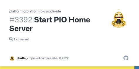 Start Pio Home Server · Issue 3392 · Platformioplatformio Vscode Ide · Github