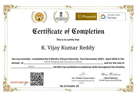 Kuppireddygari Vijay Kumar Reddy On Linkedin Grateful For The