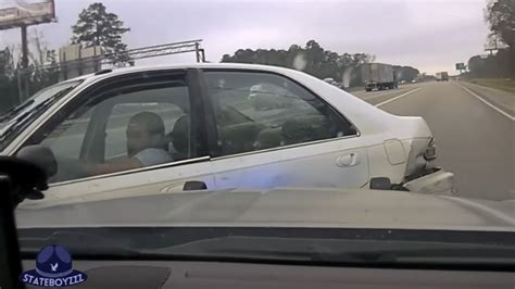 Georgia Trooper Chases Down A Stolen Honda Civic Backfire News