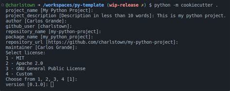 Getting Started Pytemplate