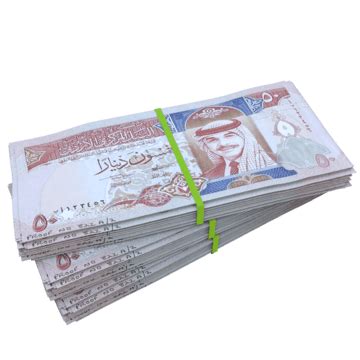 5 Jordanian Dinar Stack Pile 5 Jordanian Dinar Stack Jordan Currency Stack Pile Jordanian