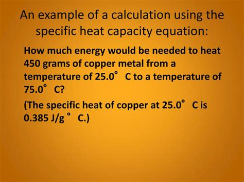 Ppt Specific Heat Capacity Powerpoint Presentation Free Download Id 6899349