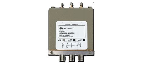 8762a keysight technologies rf switch spdt male connector 4ghz max