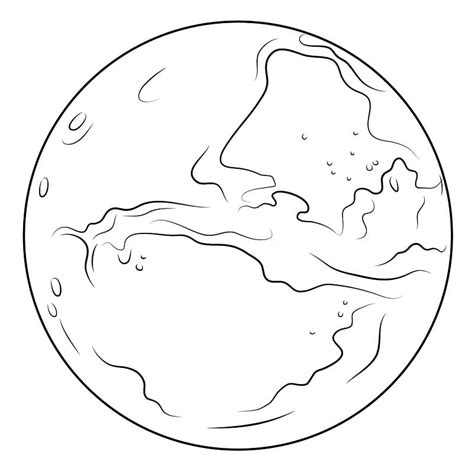 Desenho De Planeta Marte Para Colorir🦚 Aposte Na Sorte Da Mega Sena
