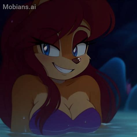 Sally Acorn As Ariel When Surfaced By Weirdevan021 On Deviantart
