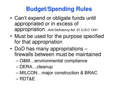 Ppt The Dod Budget Process What You Need To Know Powerpoint
