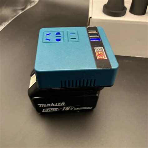 台灣出貨 修正弦波逆變器 數顯款牧田18v逆變器 18v轉交流110v電流 露營神器 蝦皮購物