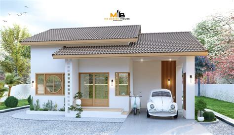 แบบบ้านสไตล์ มินิมอลมูจิ ขนาดกะทัดรัด พื้นที่ 69 ตร ม แบบบ้านร้อยเเปด Minimal House Design