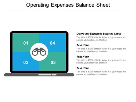 Operating Expenses Balance Sheet Ppt PowerPoint Presentation Inspiration Graphics Pictures Cpb