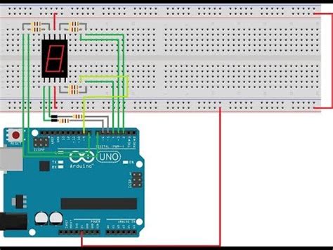 Arduino UNO Bài LED đoạn Seven Segment Display common anode YouTube