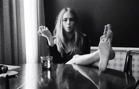 Cara Delevingnes Feet