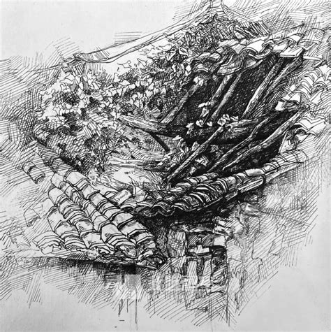 精观细画 北艺2023届学员苏州写生作品第二波风景速写 武汉北艺画室