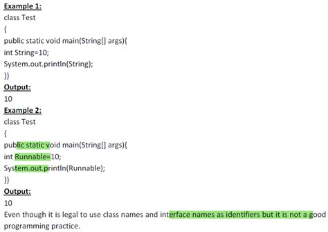 Johnny Can We Use Predefined Java Class Names And