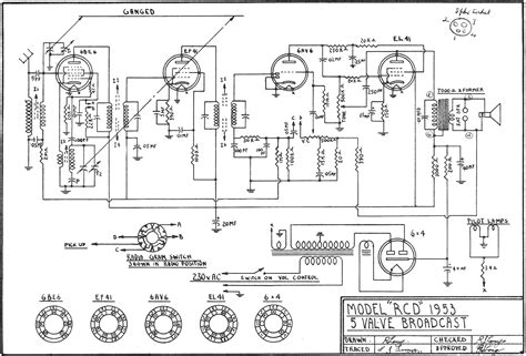 The Nz Vintage Radio Project Ultimate Model Rcd Circa 1954