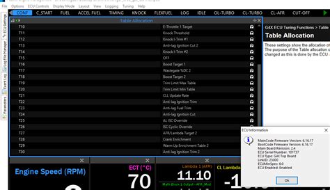 Limit To Table Allocation G X Forums Link Engine Management