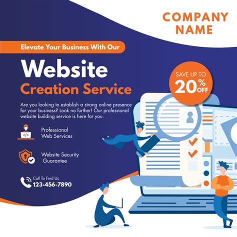 Web Development Services Template Postermywall