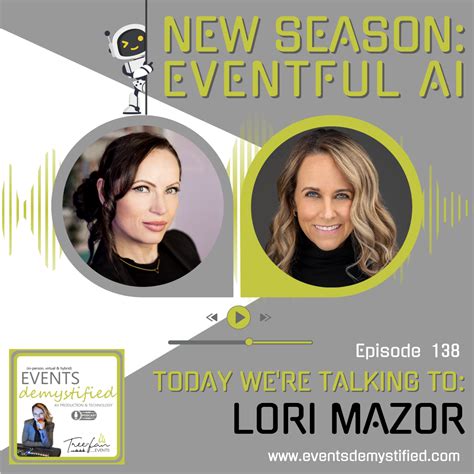 138 Generative Ai And The Future Of Creativity Ft Lori Mazon Events Demystified Podcast