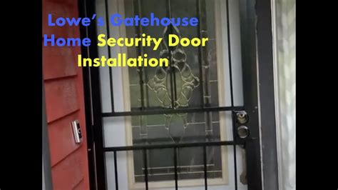 Diy How To Install A Gatehouse Gibralter Model Metal Security Exterior