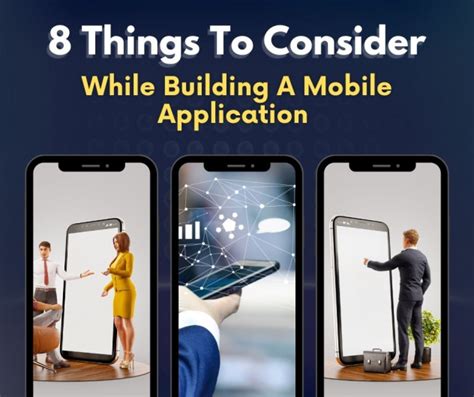 8 Important Things To Consider While Building A Mobile Application