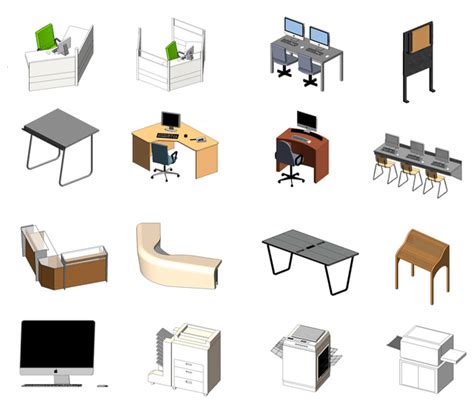 Revit Furniture Families Secondary School Classroom Furniture