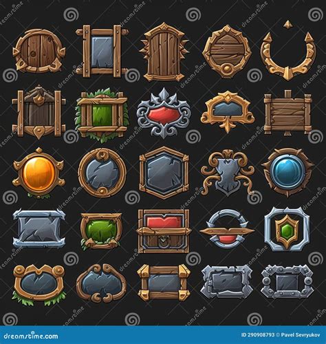 Game Frame Medieval Ai Generated Stock Image Image Of Sign User 290908793