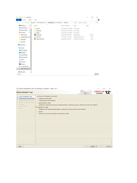1 Oracle 12c Client Setup Pdf