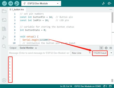 23 Digital Input — Sunfounder Esp32 Starter Kit Documentation