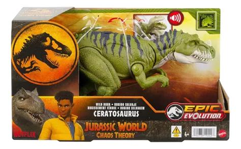 Mattel Jurassic World Rugido Salvaje Ceratosaurus Dinosaurio Envío Gratis