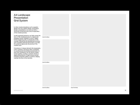 A4 Presentation Grid System For Indesign 16 Images Behance