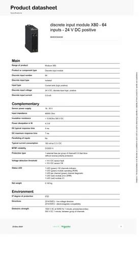 Schneider Discrete Input Module BMXDDI6402K At 21000 New Items In Ahmedabad ID 2855510228991