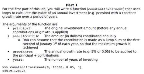 Solved Part 1 For The First Part Of This Lab You Will Write