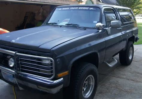 1991 Chevrolet Blazer Scottsdale Sport Utility 2 Door 5 7l Classic