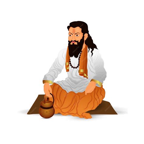 Premium Vector Vector Illustration Of Guru Ravidas Ji