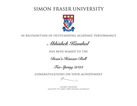 Abhishek Kaushal On Linkedin I Am Delighted To Share That I Have Been Selected For The Deans