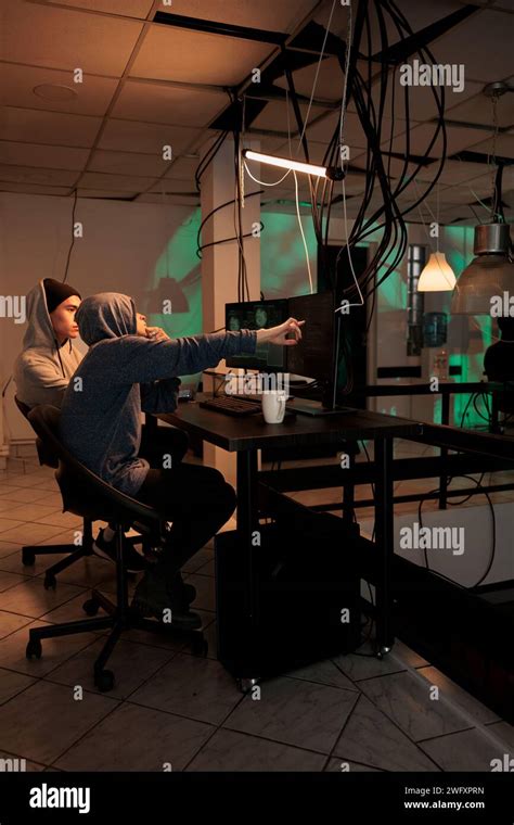 Man And Woman Hacking Professional Network To Steal Sensitive Data